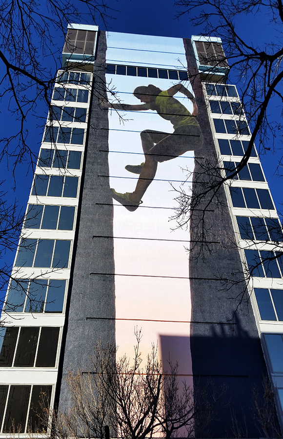 Free Climber – David Conger Studio